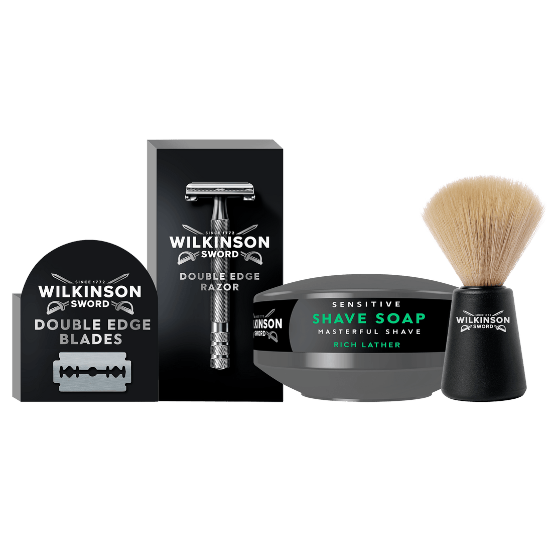 Wilkinson Sword Classic Double Edge Razor Set | Traditional Wet Shave