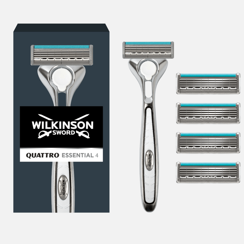 Wilkinson Sword Quattro Titanium Sensitive Razor | Order Now