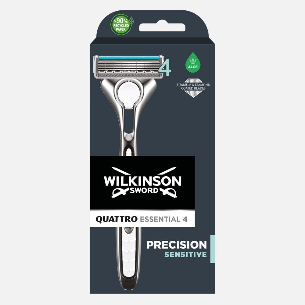 Wilkinson Sword Quattro Titanium Sensitive Razor | Order Now