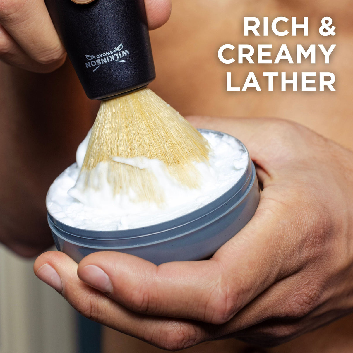 Wilkinson Sword Shave Brush & Soap Set – Classic Wet Shaving Kit