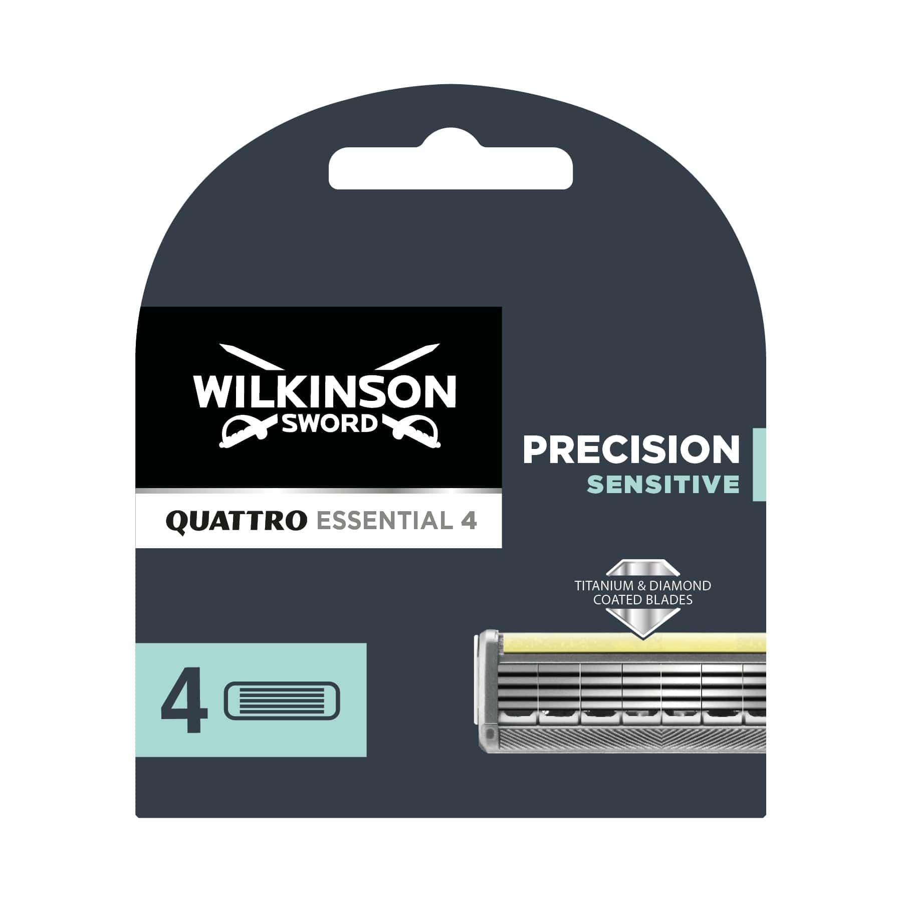 Quattro Essentials 4 Razor Blades – Wilkinson Sword