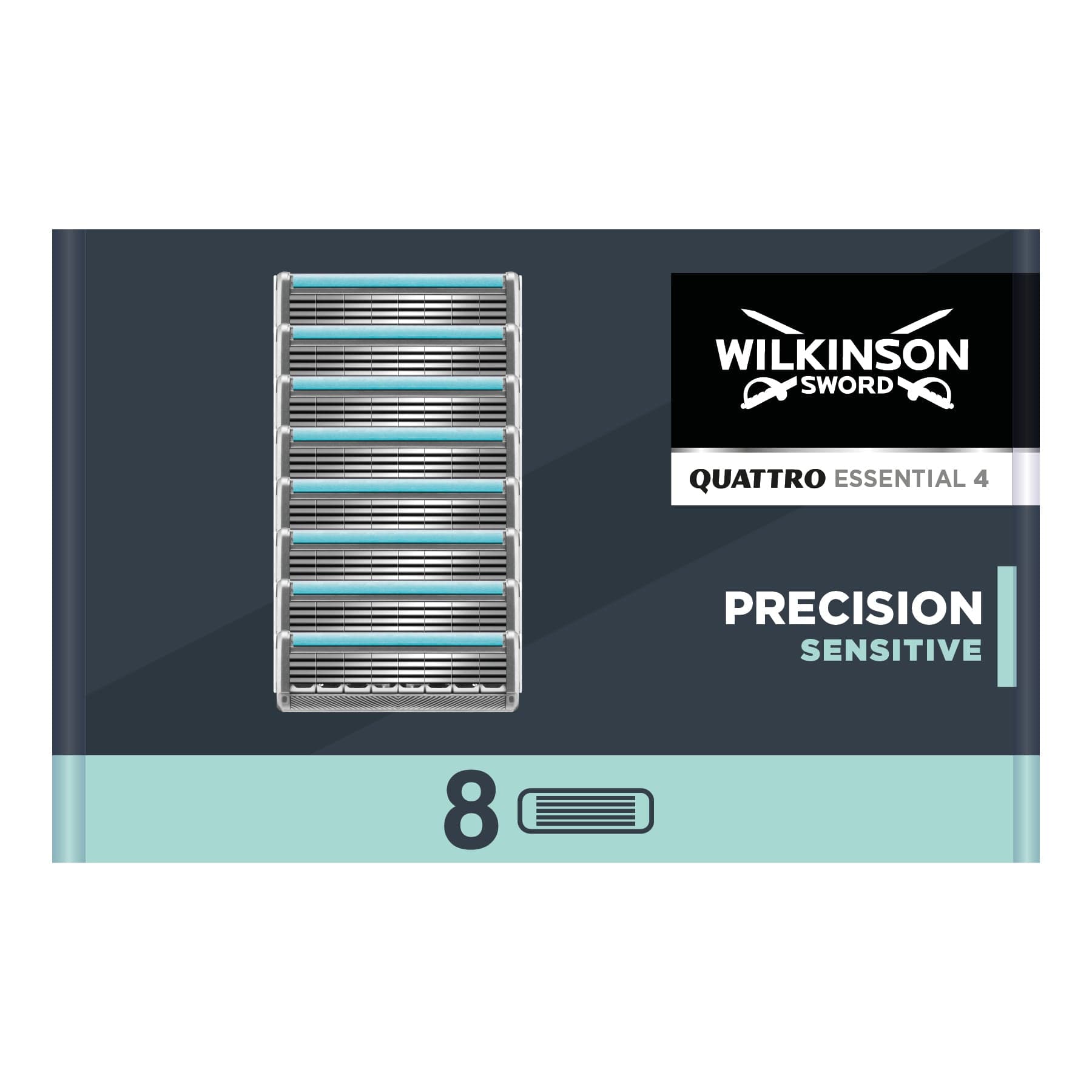 Quattro Essentials 4 Razor Blades | Wilkinson Sword