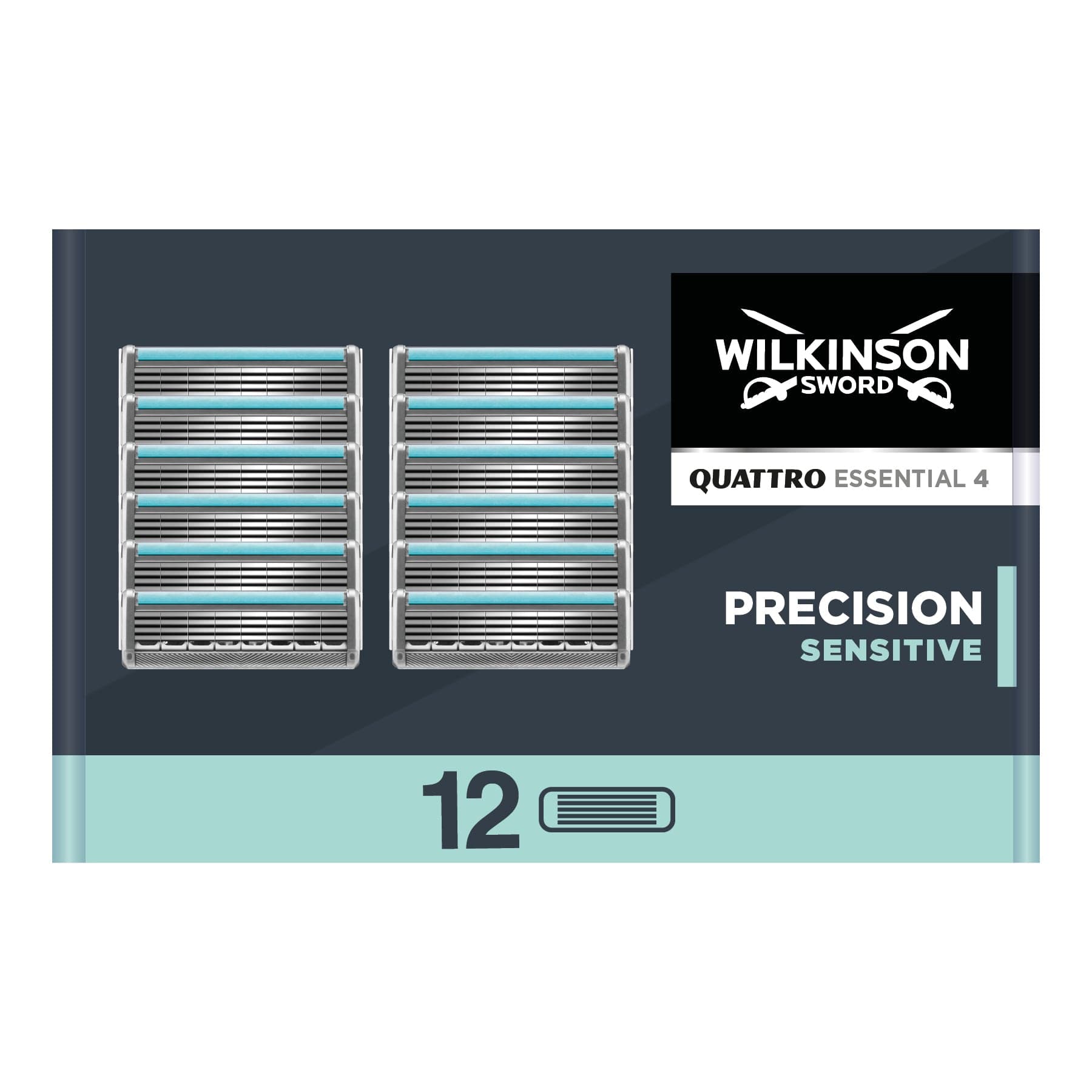 Quattro Essentials 4 Razor Blades | Wilkinson Sword